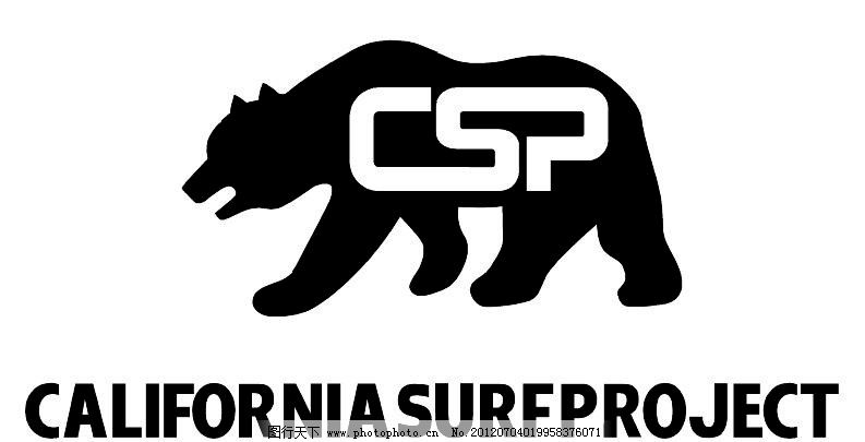 CALIFORNIASURFPROJECT标志图片_Logo_LOGO标识-图行天下素材网